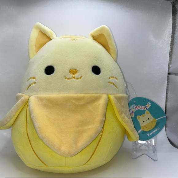 Squishmallows | Toys | Squishmallows Katinka Yellow Cat Plush Toy ...
